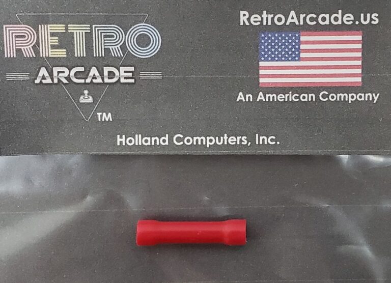 100 pack red vinyl insulated 22-18 AWG butt wire splice connector ...