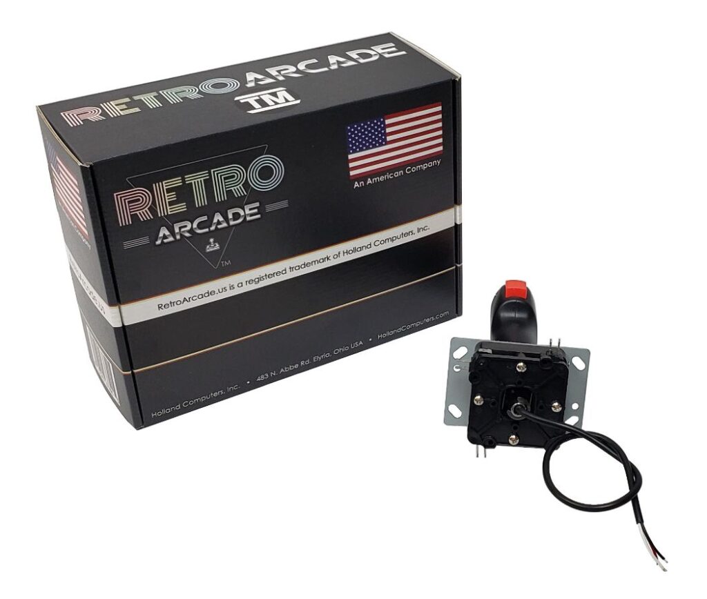 Arcade flight yoke stick Joystick, eight way joystick with two fire ...